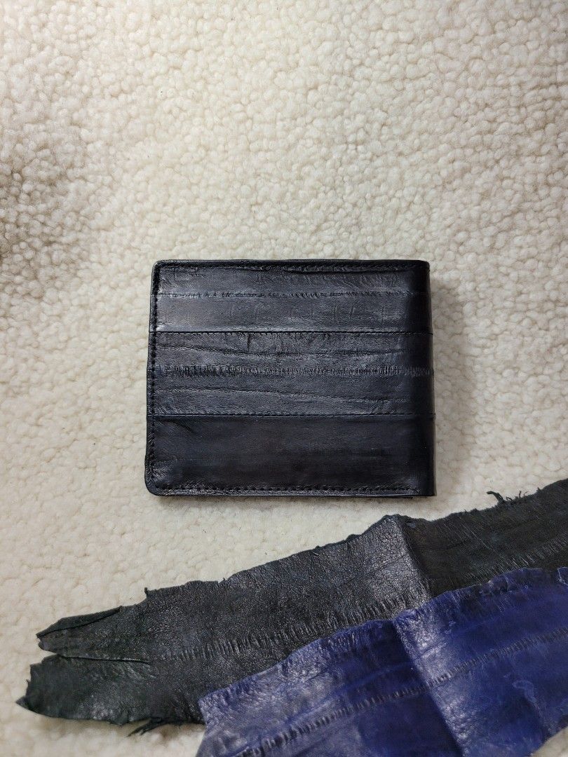 Eel Leather Men Wallet, Men's Fashion, Watches & Accessories, Wallets ...
