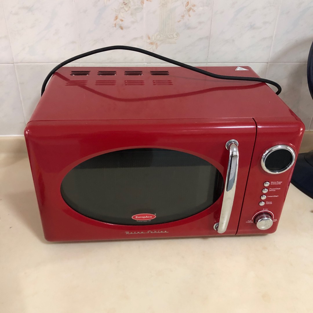 EuropAce Retro Series Microwave, TV & Home Appliances, Kitchen ...