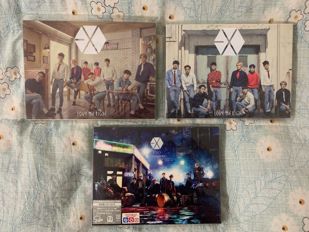 EXO JAPAN OFFICIAL ALBUMS - UNSEALED, Hobbies & Toys, Memorabilia ...