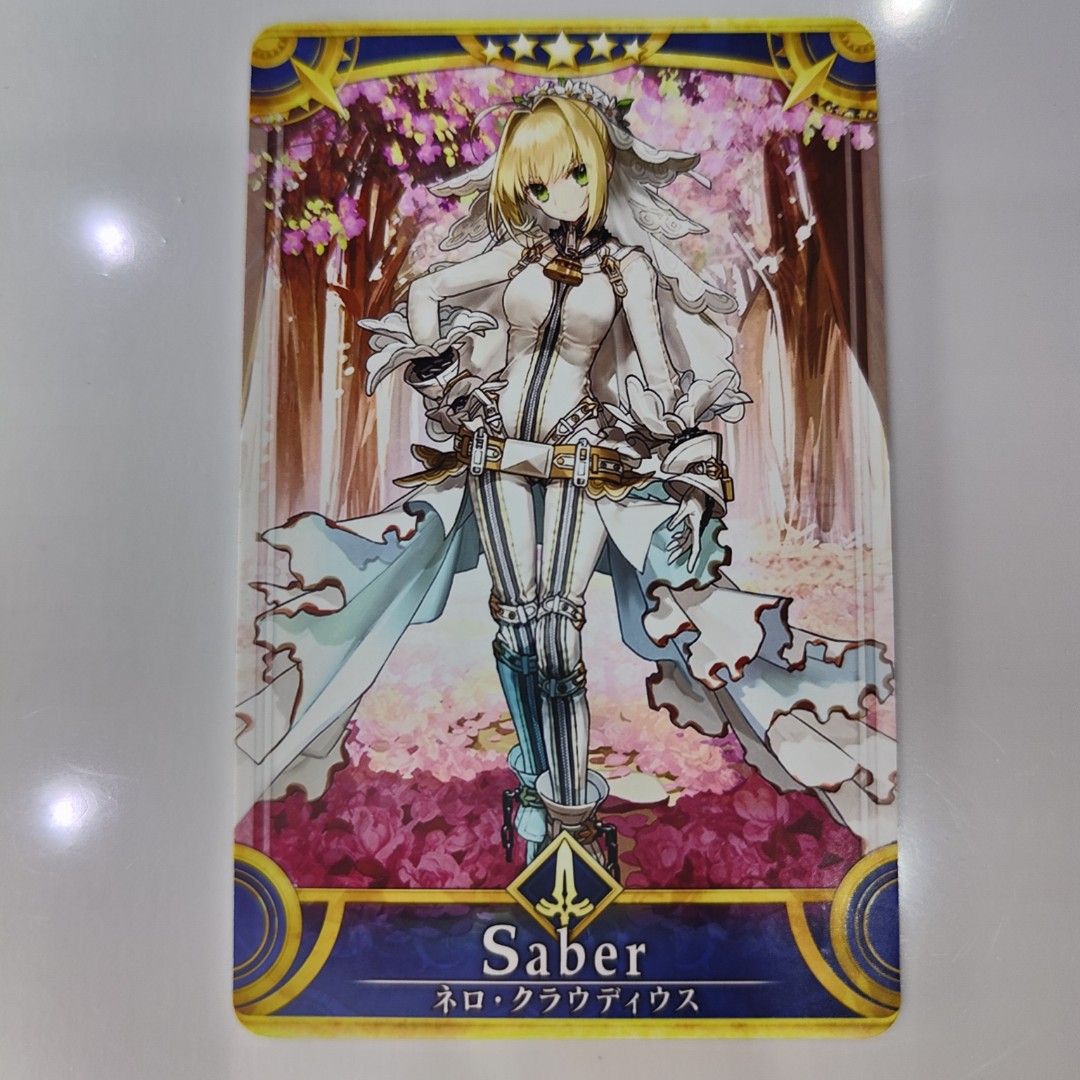 Fgo Nero Bride card Fate Grand Order Arcade Rarity: SSR Class: saber ...