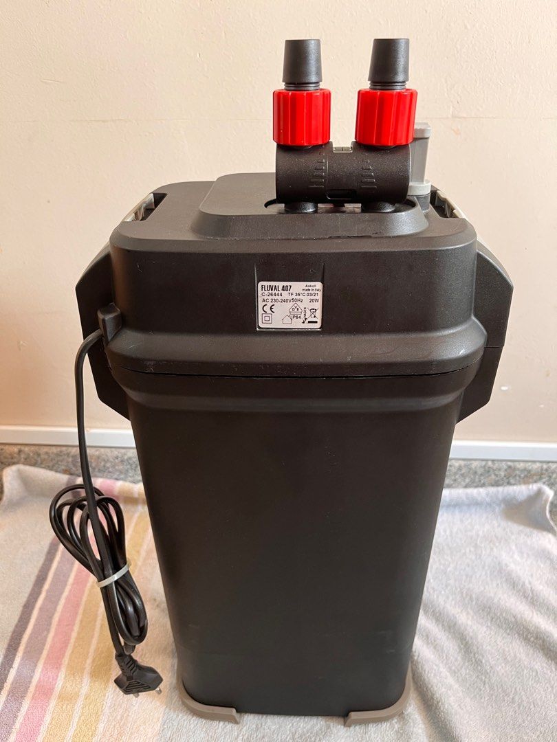 Fluval 407 Canister Filter, Pet Supplies, Homes & Other Pet Accessories ...