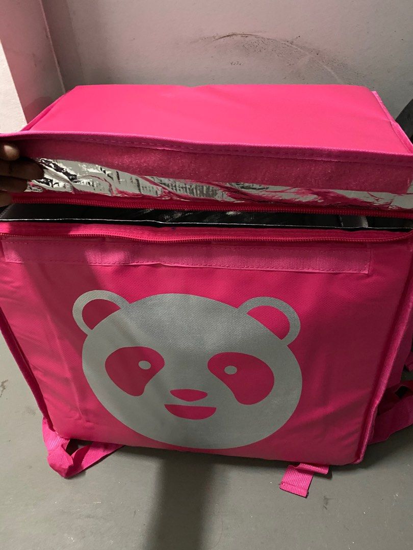 Foodpanda delivery bag/ thermal bag, Motorcycles, Motorcycle ...