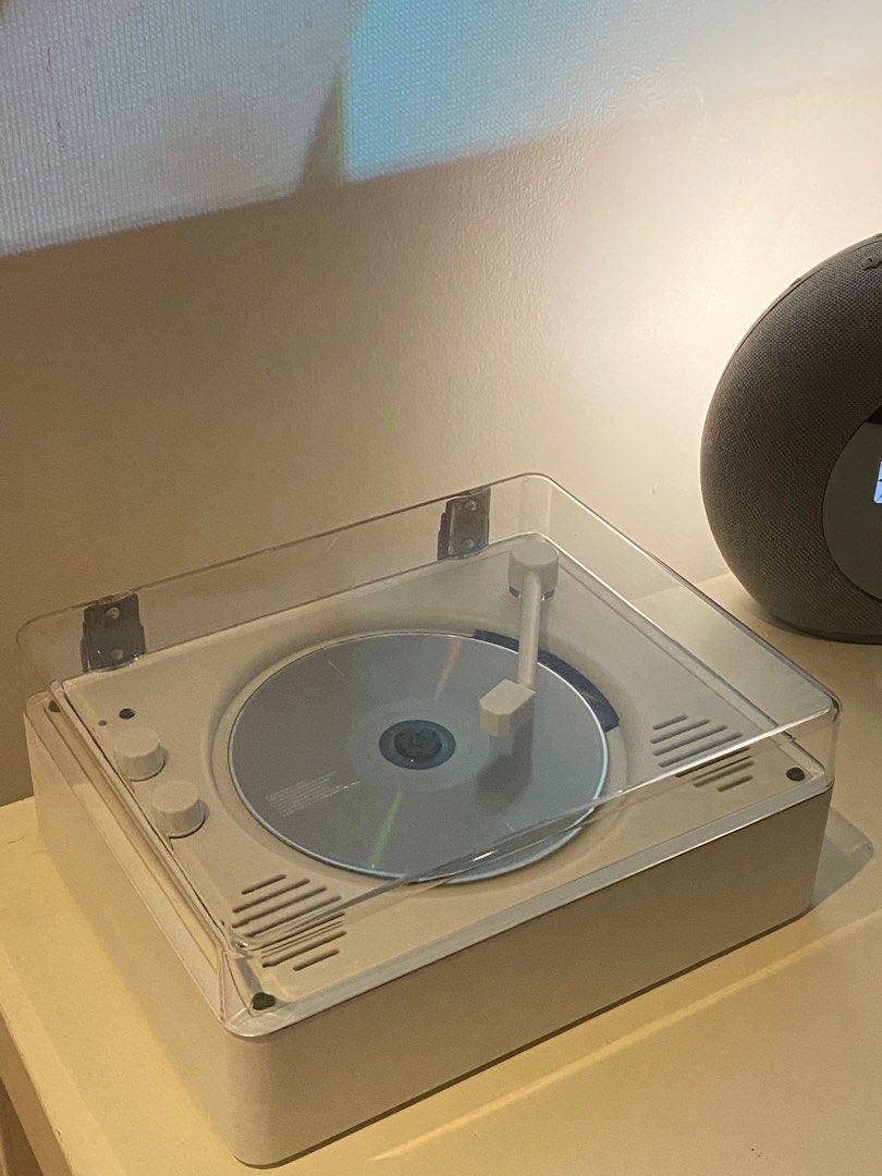 Retro CD Player and Bluetooth Portable Turntable, Audio, Portable Music ...