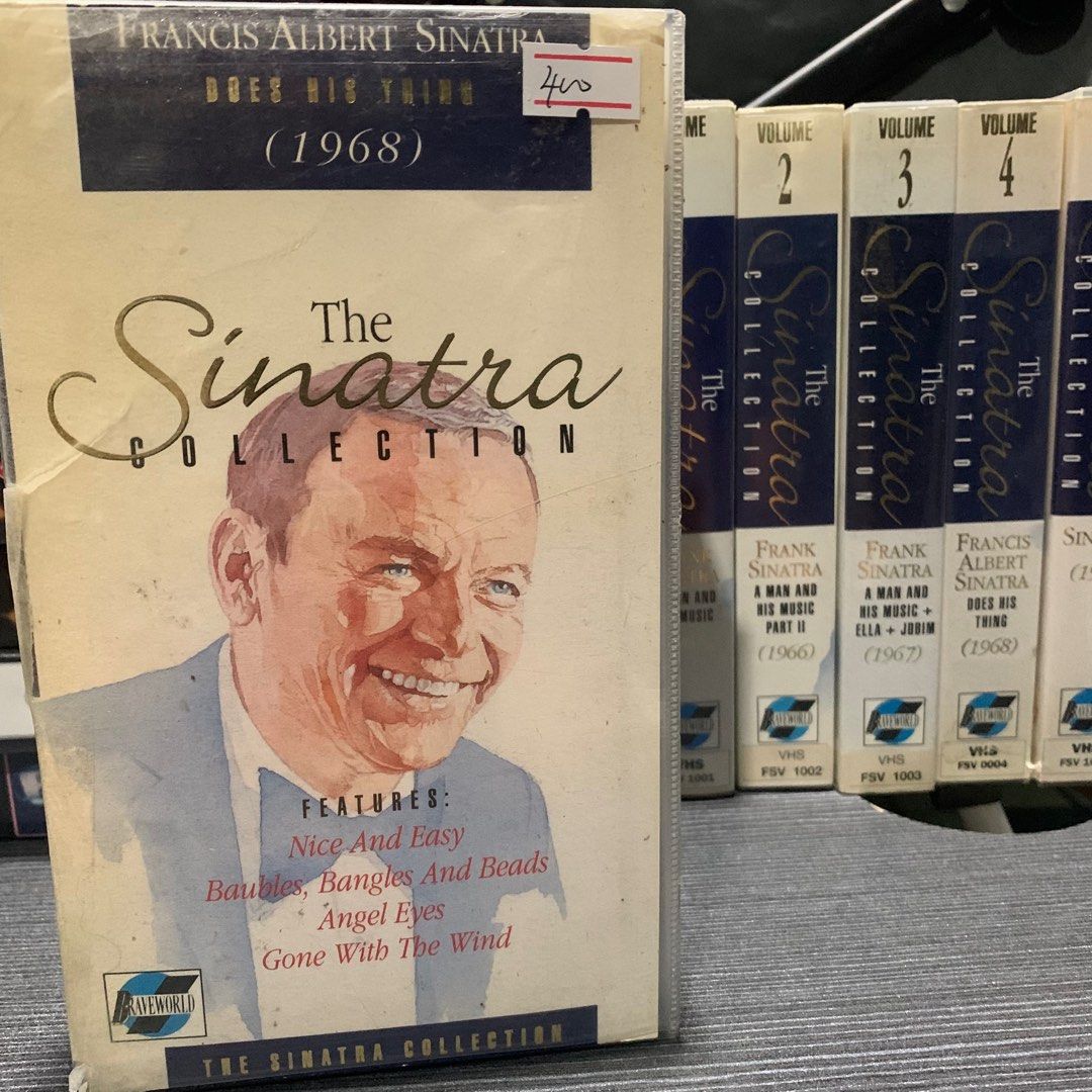 Frank Sinatra VHS Tapes, Hobbies & Toys, Music & Media, Music Accessories on Carousell