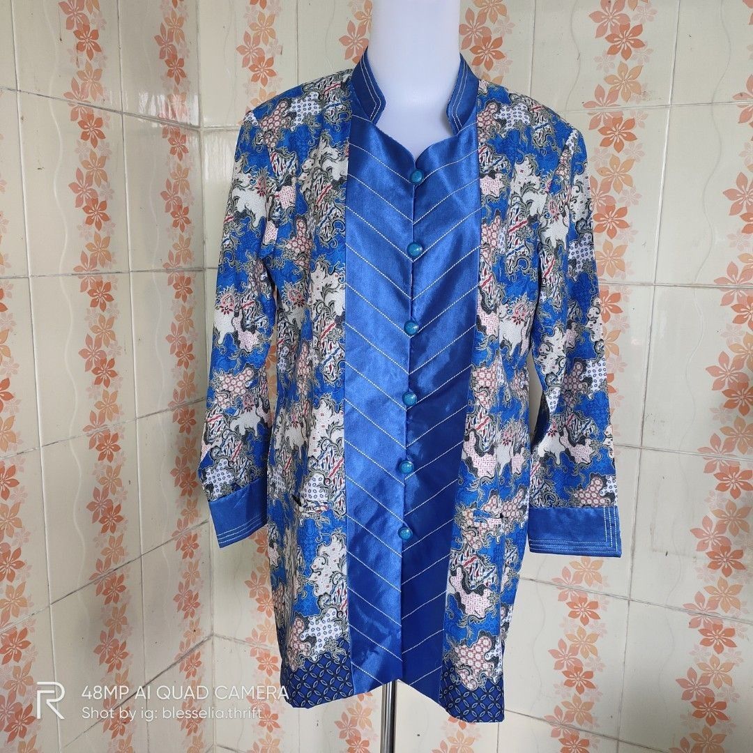 Freeong Couple Sarimbit batik kerja batik kris batik kantor kemeja ...