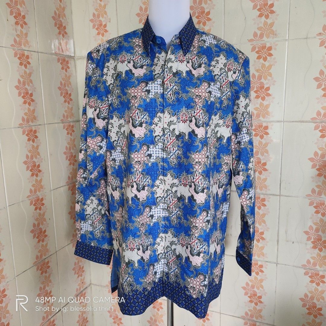 Freeong Couple Sarimbit batik kerja batik kris batik kantor kemeja ...