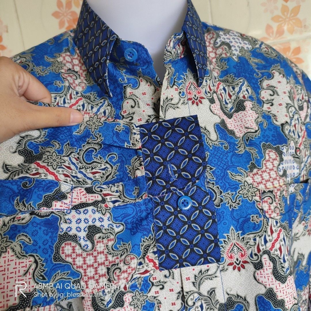 Freeong Couple Sarimbit batik kerja batik kris batik kantor kemeja ...