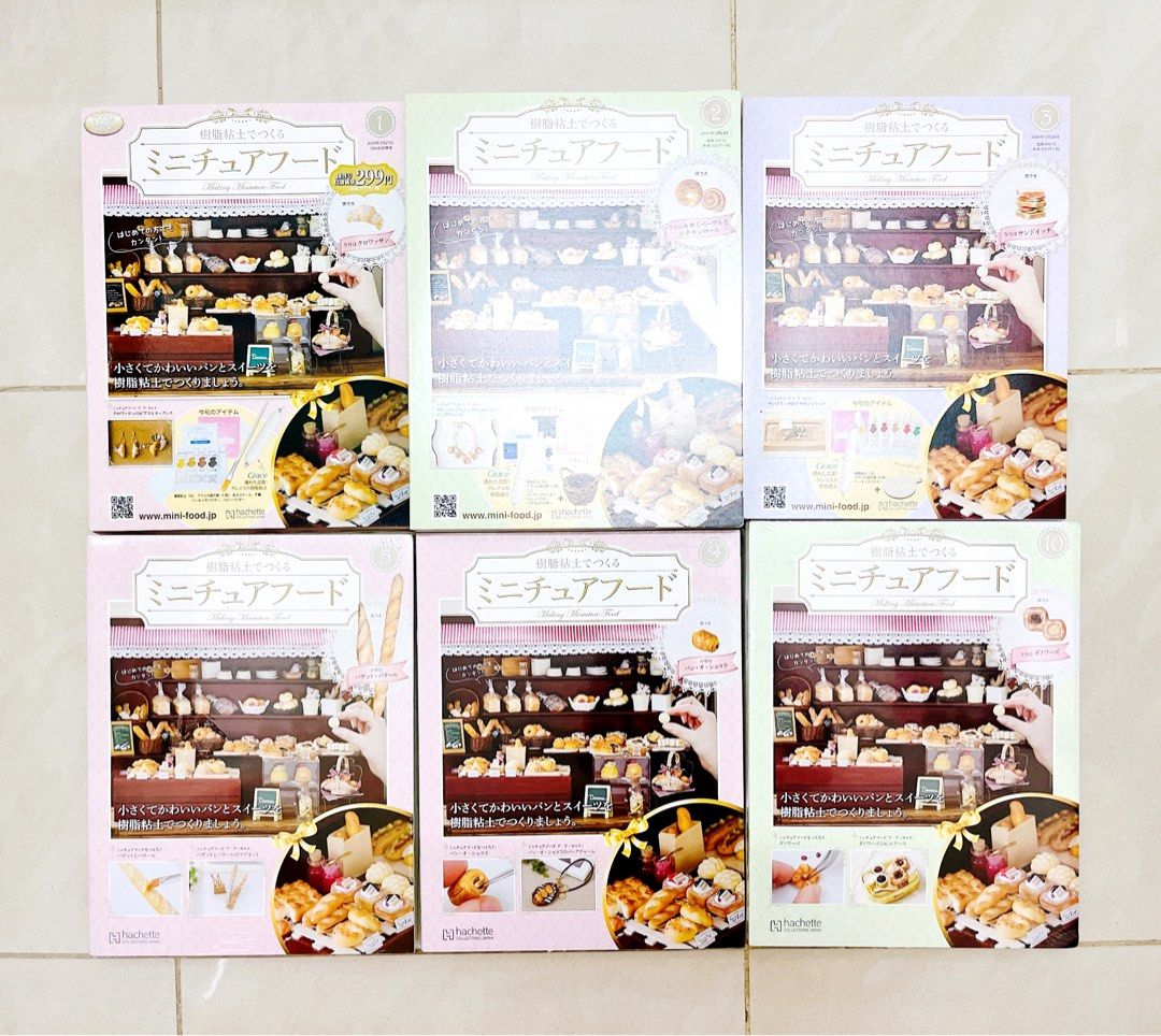 Japan GAKKEN Making Hard Clay Miniature Foods books, Hobbies & Toys ...