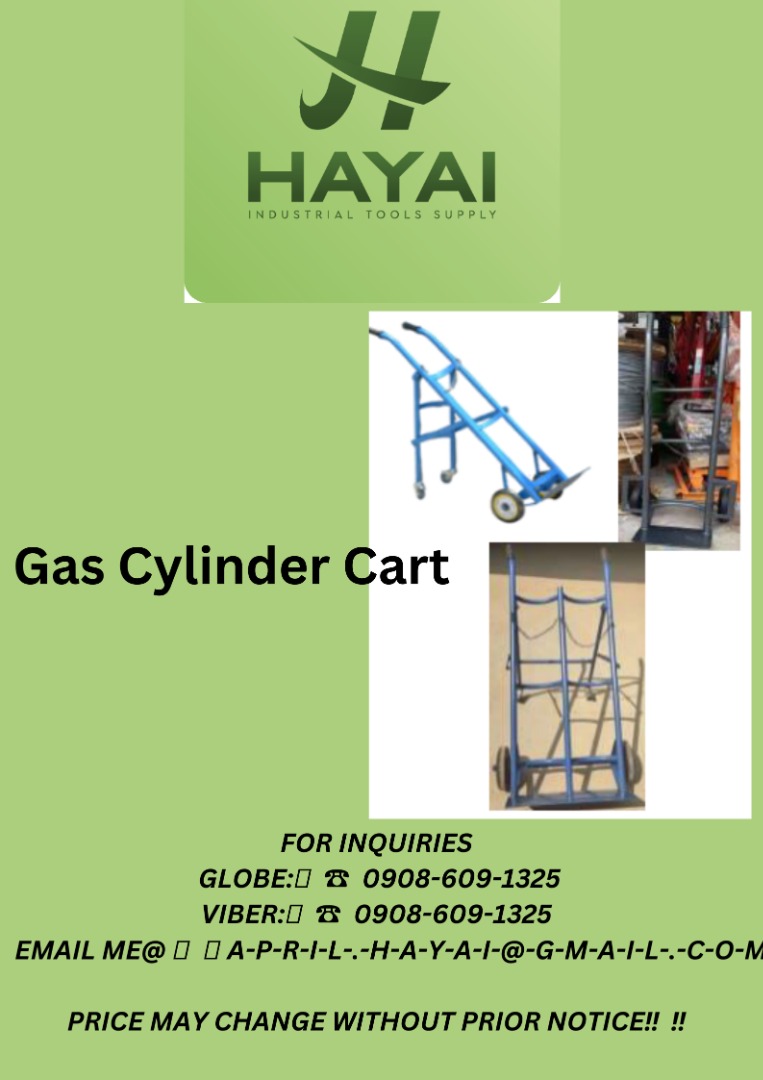 Gas Cylinder Cart, Commercial & Industrial, Construction Tools ...