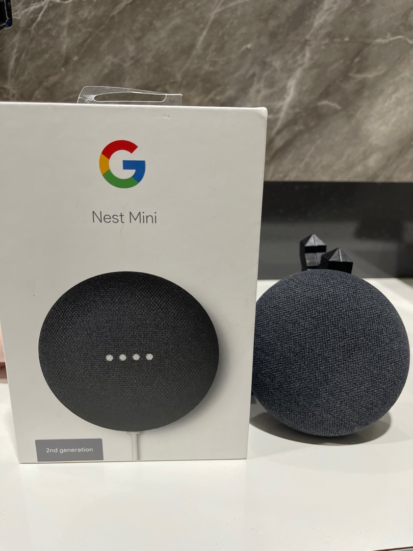 Google Nest Mini 2nd Gen - Smart Speake+ Safety Mark - Spotify / Google ...
