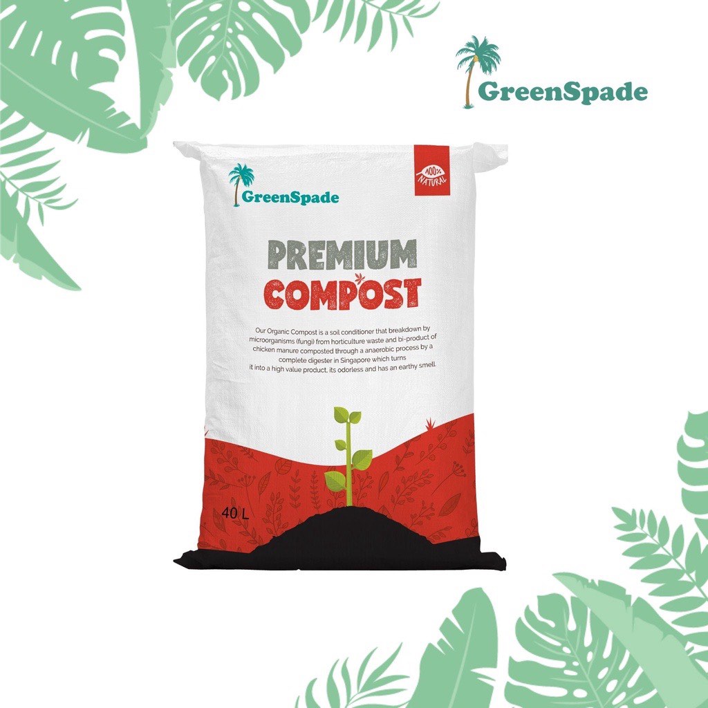 Green spade 40L Compost, Furniture & Home Living, Gardening, Garden ...