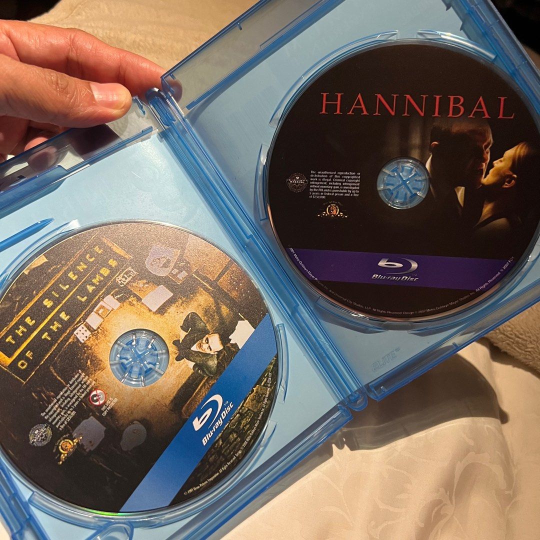 Hannibal Lecter Double Feature Blu-ray, Hobbies & Toys, Music & Media ...