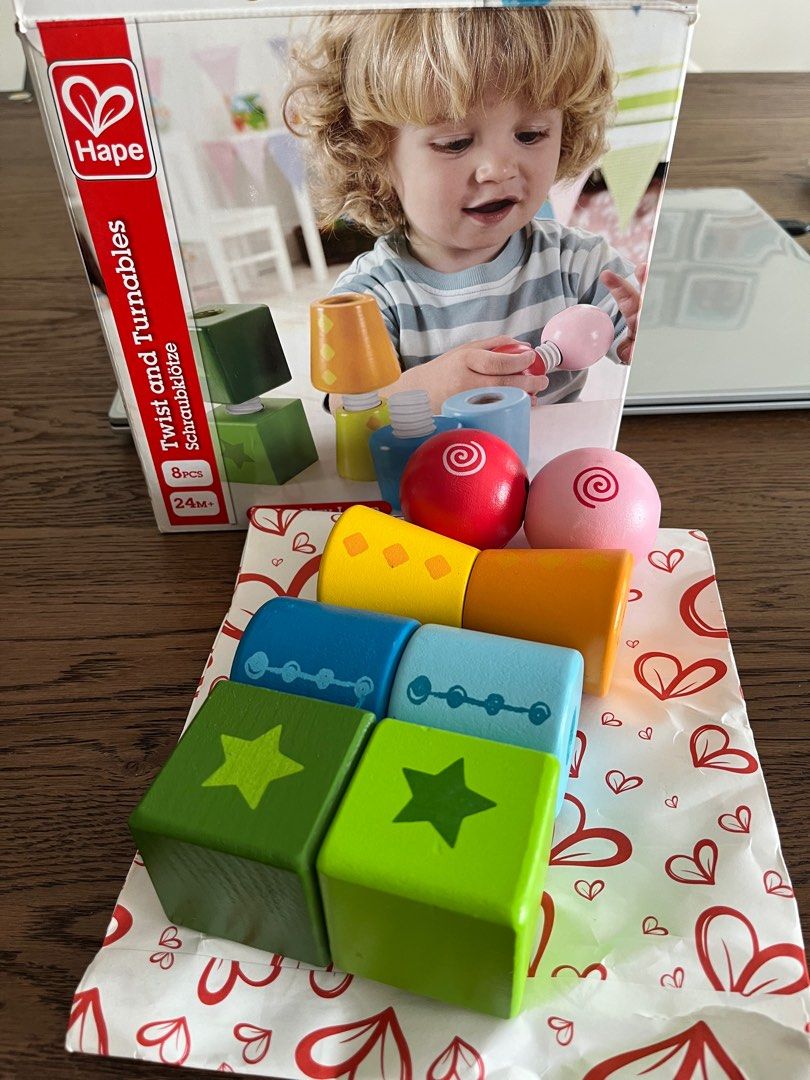 Hape Twist and Turnables, Babies & Kids, Infant Playtime on Carousell