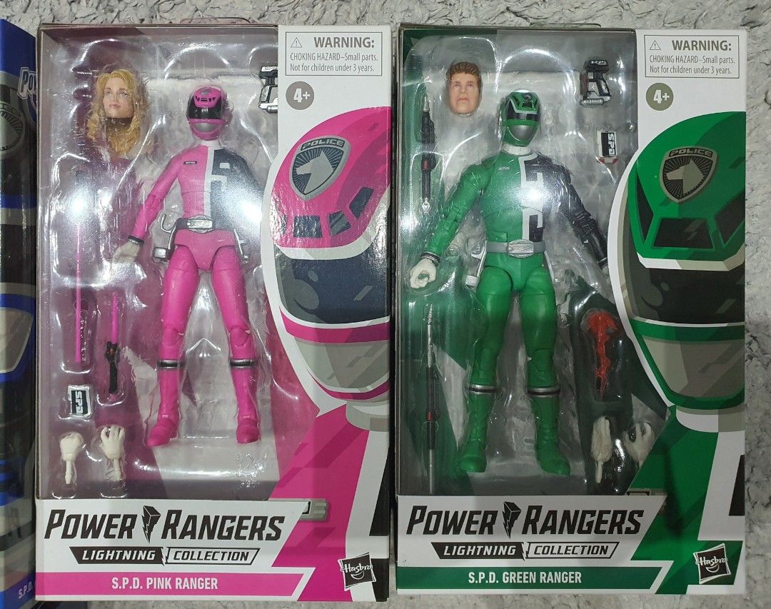 Hasbro Power Rangers Lightning Collection S.P.D. Set, Omega Ranger ...