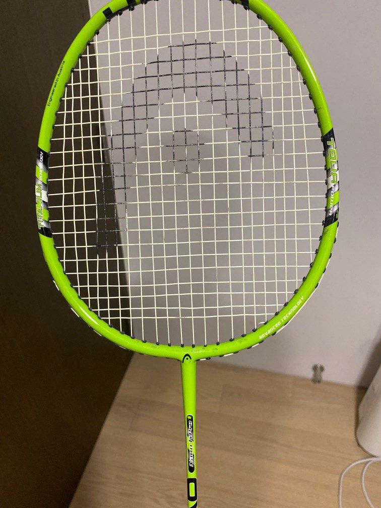 Head Nano Ti-Pro Badminton Racket, Sports Equipment, Sports & Games ...