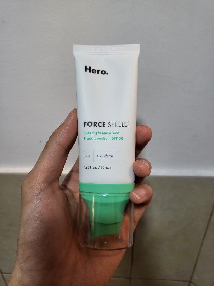 Hero Force Shield Superlight Sunscreen SPF 30, Beauty & Personal Care ...