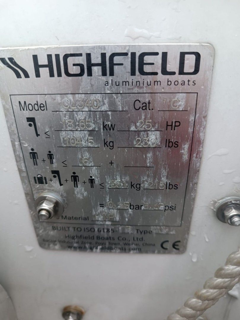 Highfield outboard tender, Sports Equipment, Fishing on Carousell