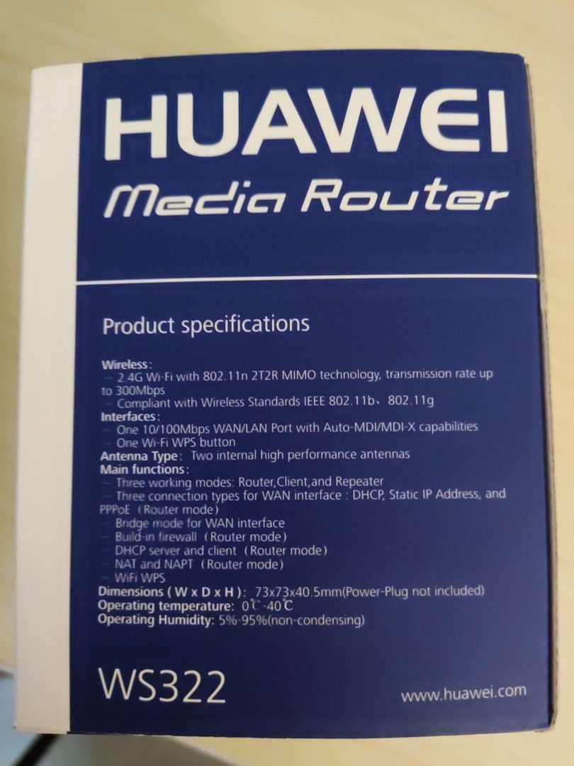 HUAWEI MEDIA ROUTER, Computers & Tech, Parts & Accessories, Networking ...