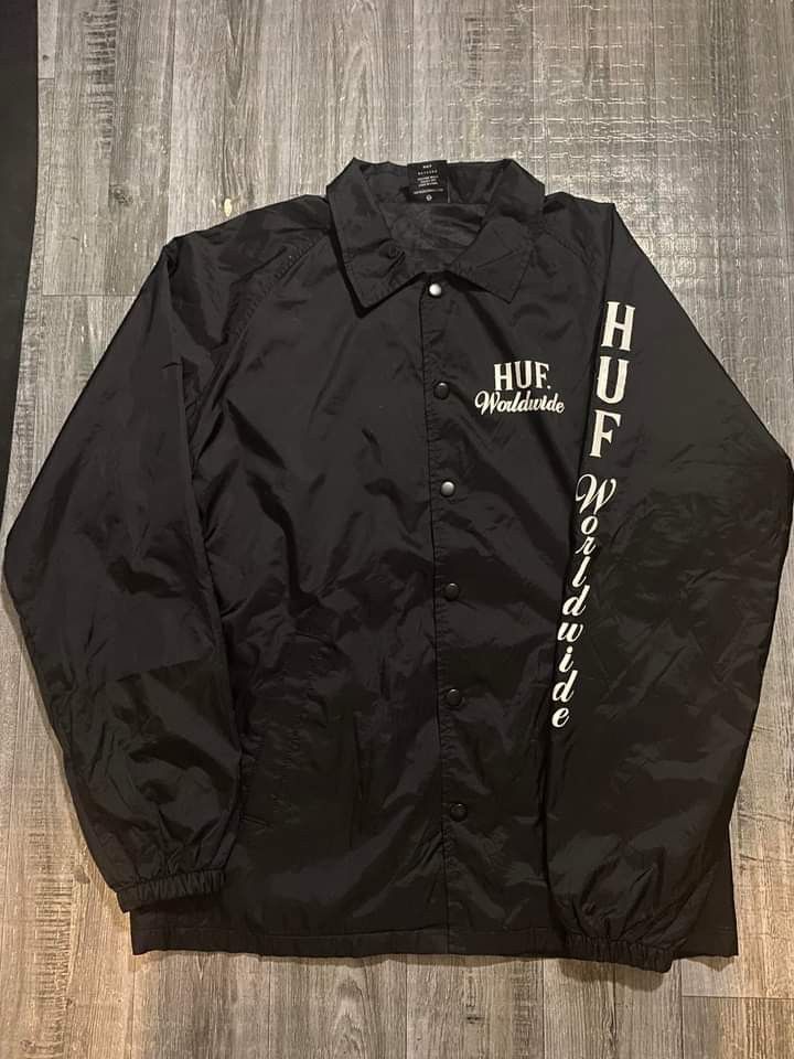 Huf world wide coach jacket, Men's Fashion, Coats, Jackets and ...