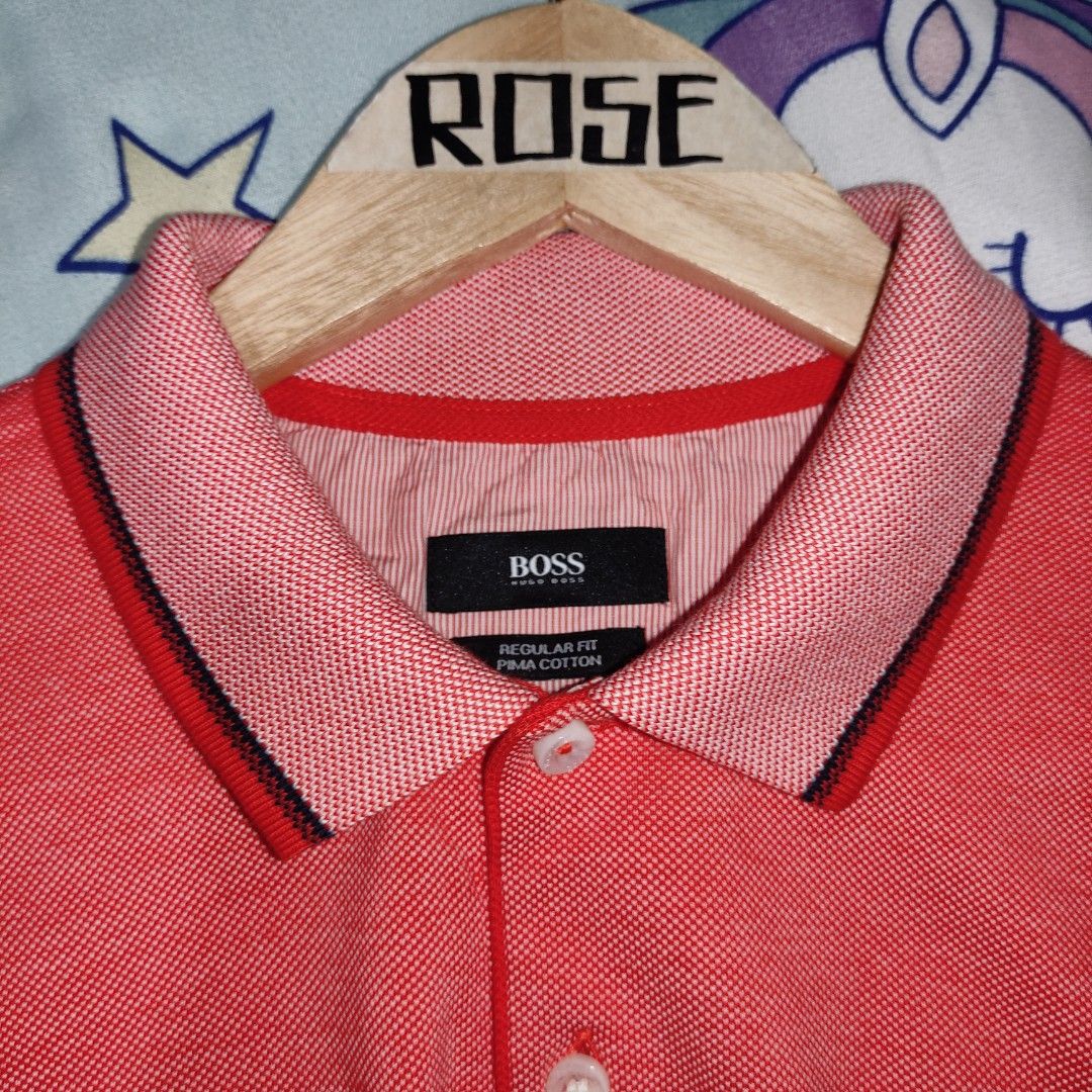 Hugo Boss Basic Logo Embroidered Polo shirt on Carousell