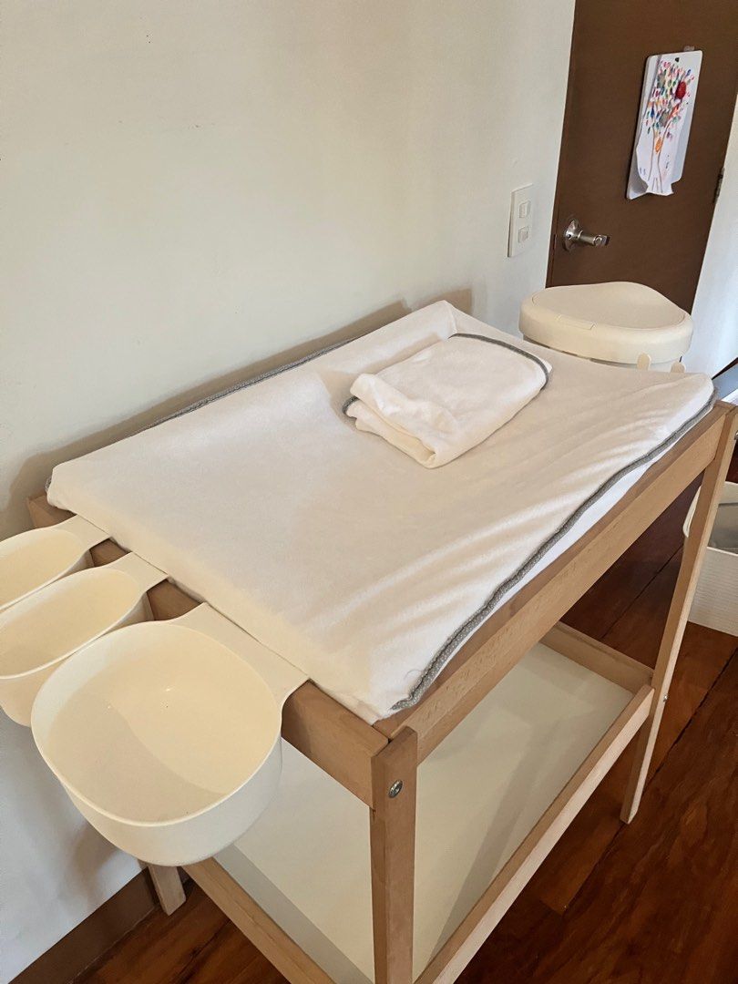 Ikea Changing Table Complete Set , Babies & Kids, Bathing & Changing ...