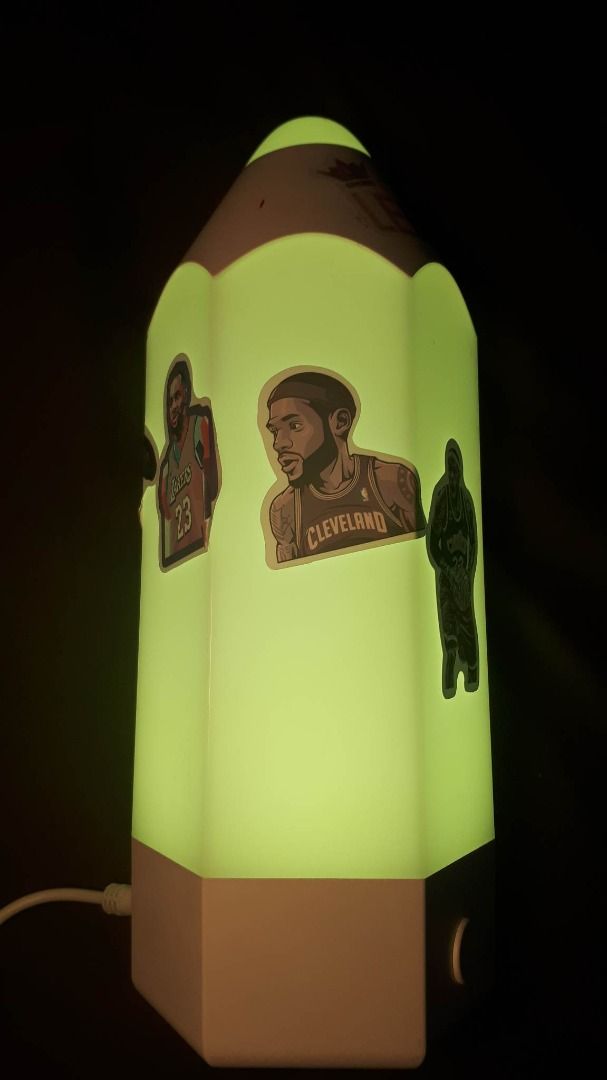 Ikea PELARBOJ LED table lamp, multicolor on Carousell