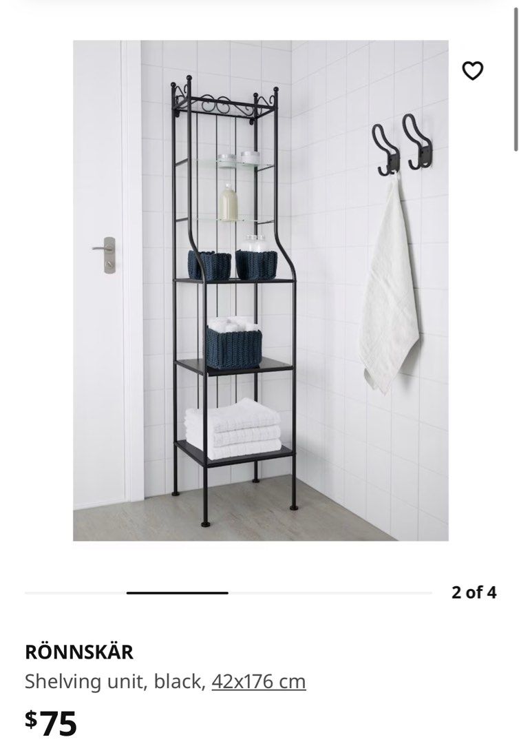 IKEA Ronnskar shelves / rack, Furniture & Home Living, Furniture ...
