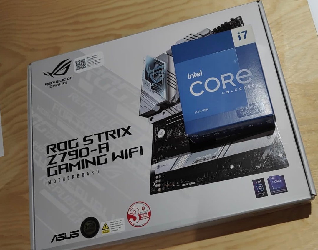 ASUS ROG Strix Z790A DDR5, Intel 13700k, Computers & Tech, Parts ...