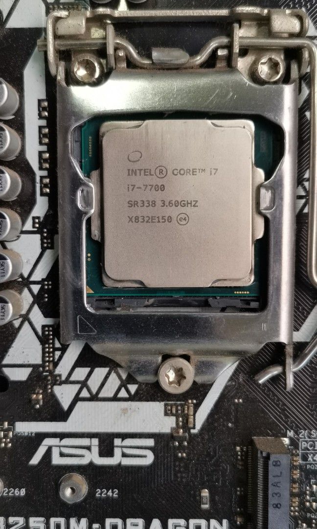 Intel i7 7700 CPU processor with FREE motherboard and CPU fan ...