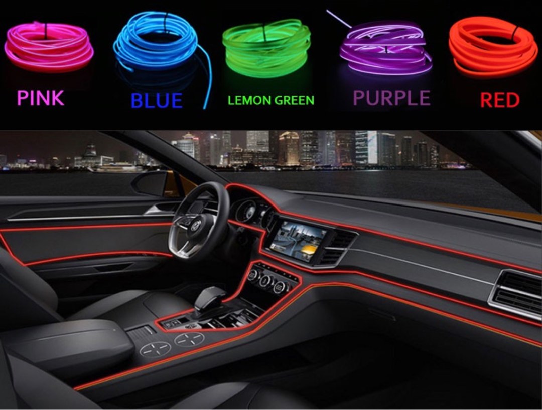 INTERIOR LED LIGHT (RED), Car Accessories, Accessories on Carousell