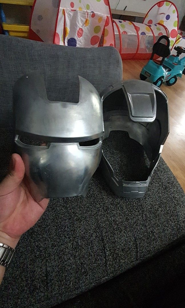 IRON MAN METAL HELMET MK43 FULL MASK DARI BESI, Hobbies & Toys, Toys ...