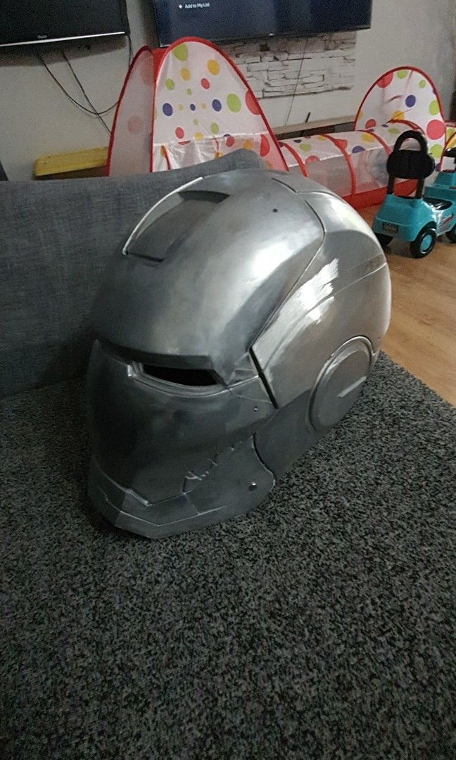 IRON MAN METAL HELMET MK43 FULL MASK DARI BESI, Hobbies & Toys, Toys ...