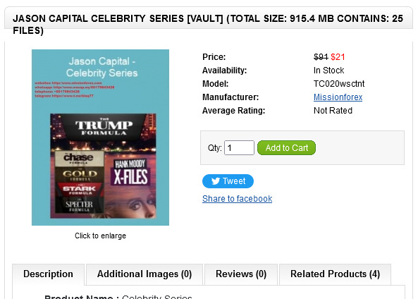 Jason Capital Celebrity Series [VAULT] (Total size: 915.4 MB Contains ...