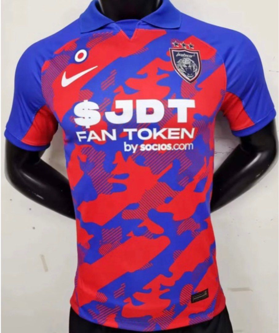 Jdt Player Fan Token Issues Jersey 2023, Women's Fashion, Activewear on Carousell