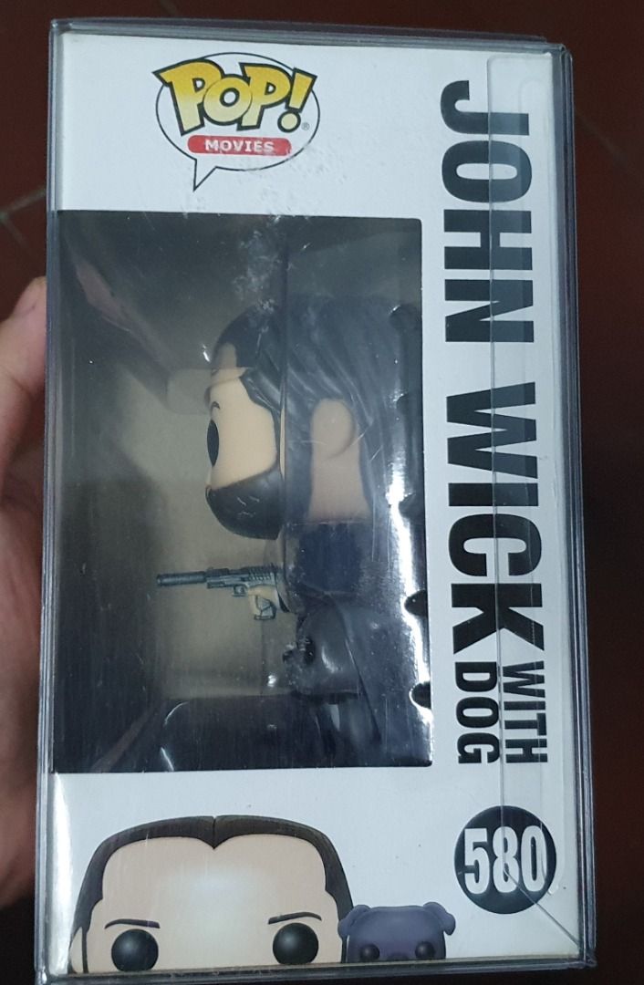 John Wick w/ dog Funko Pop, Hobbies & Toys, Toys & Games on Carousell
