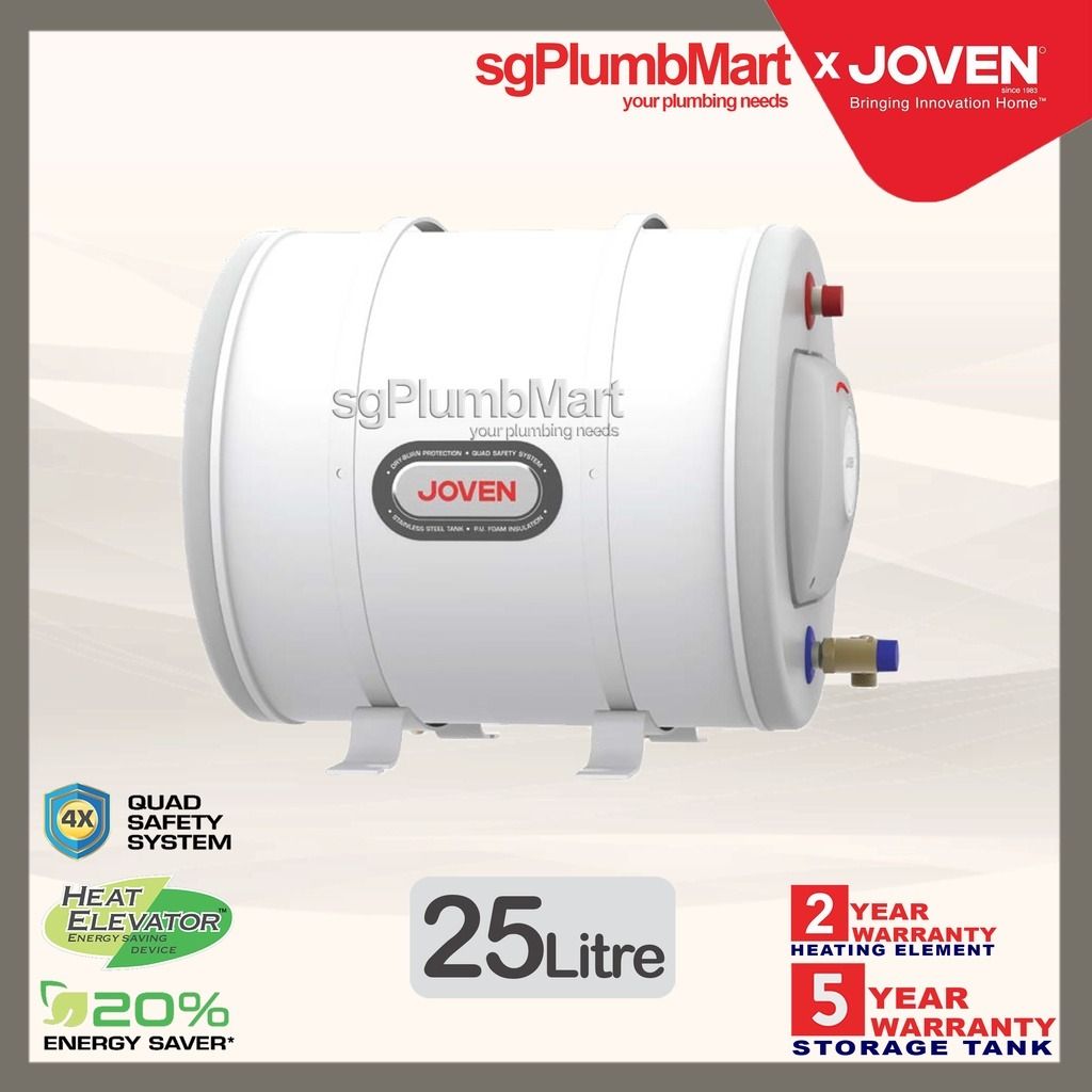 Joven JSH25 Storage Water Heater JH25HE (Heat Elevator) Joven 25, TV ...