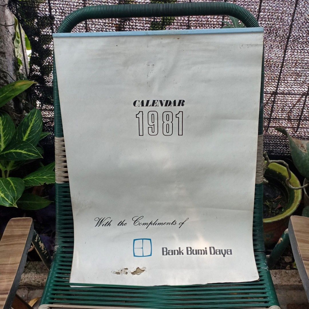 Jual kalender jadul, Antik, Pajangan di Carousell