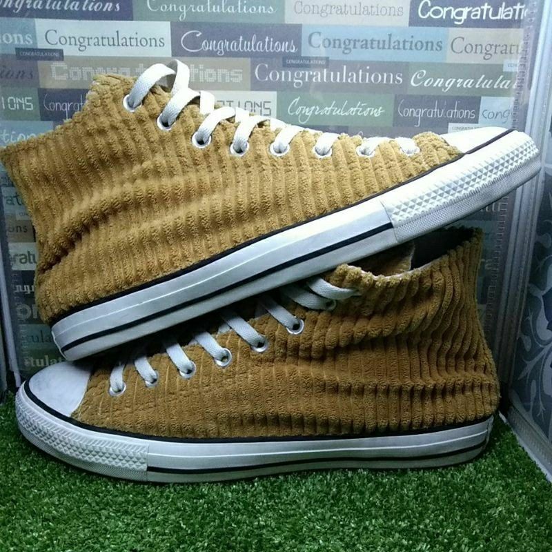 KASUT CONVERSE CORDUROY CHUCK TAYLOR ALL STAR BUNDLE (10 UK), Men's ...