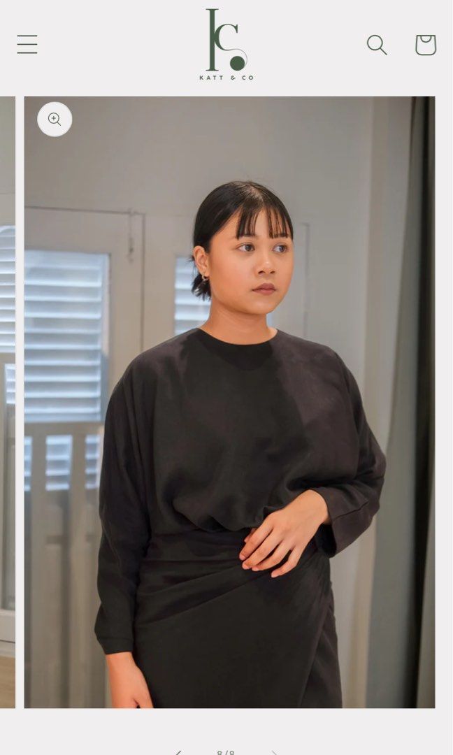 Katt & Co Mona Pareo Set in Black, Women's Fashion, Muslimah Fashion, Baju Kurung & sets on ...