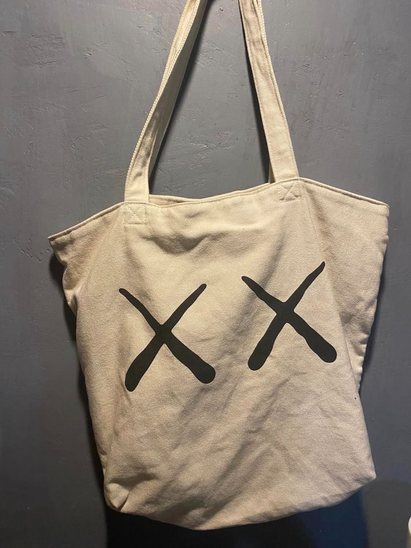 Kaws Tote bag, Women's Fashion, Bags & Wallets, Tote Bags on Carousell
