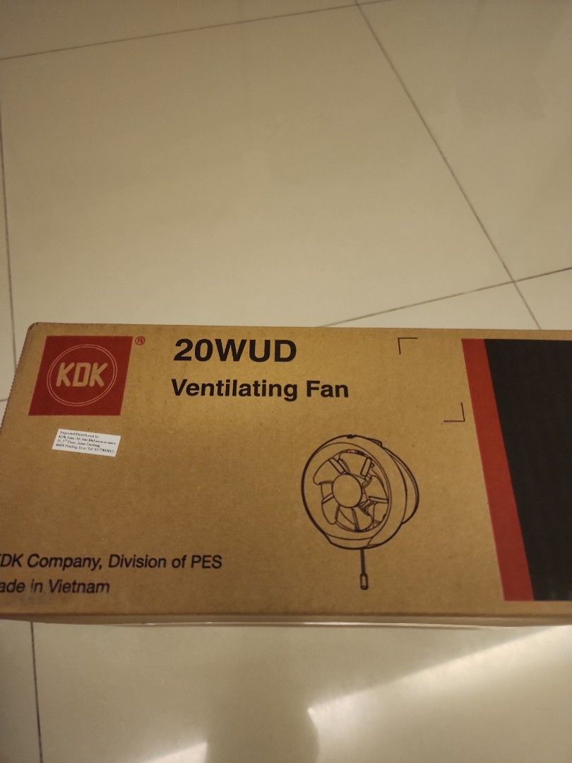 KDK bathroom ventilator fan, Furniture & Home Living, Bathroom ...