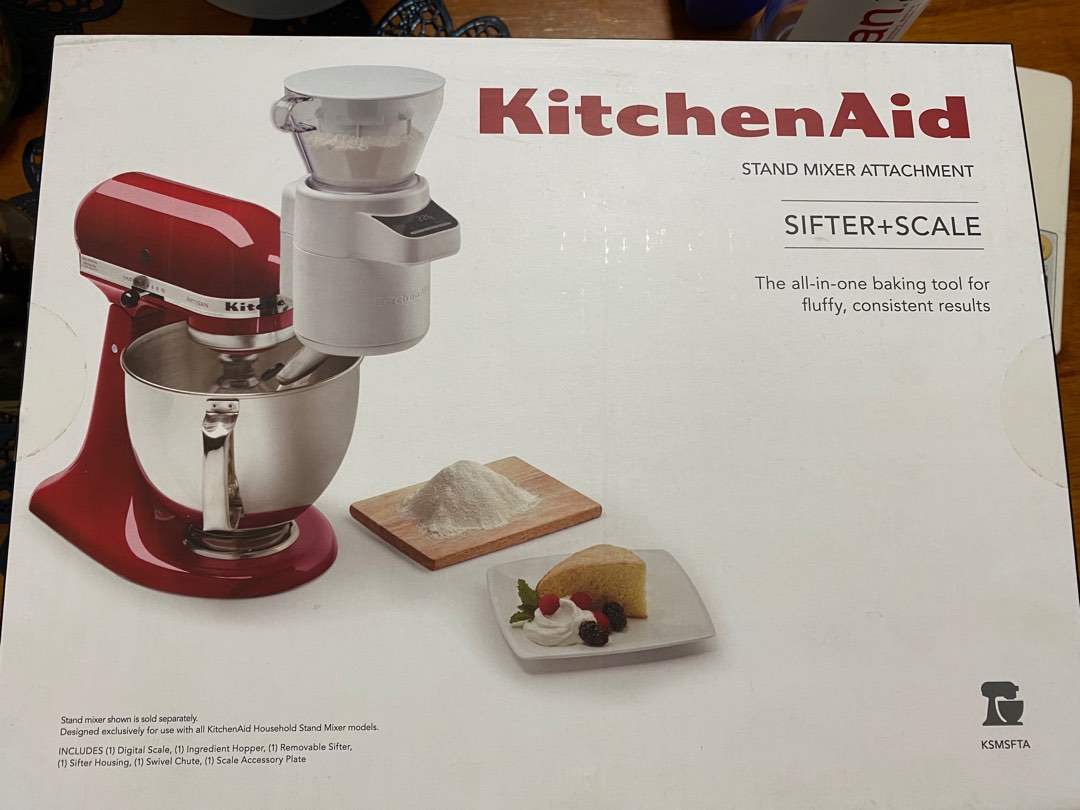 Kitchenaid Sifter and Scale Attachment, TV & Home Appliances, Kitchen ...