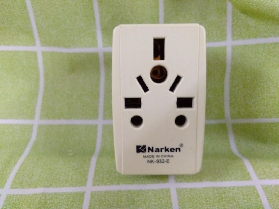 [NEW] 3 Way Plug Adapter, TV & Home Appliances, Electrical, Adaptors & Sockets on Carousell