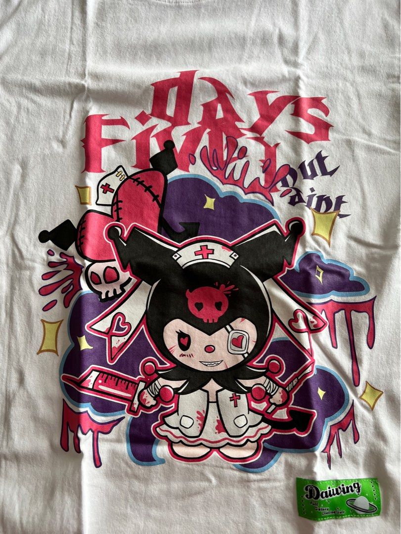 kuromi oversize tee, Men's Fashion, Tops & Sets, Tshirts & Polo Shirts ...