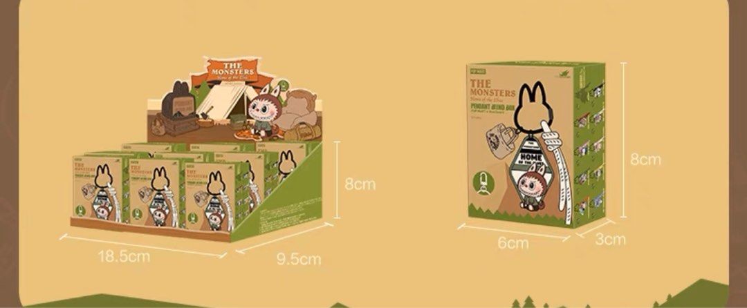 LABUBU the monsters series KEYCHAIN POPMART/ full set / able choose ...