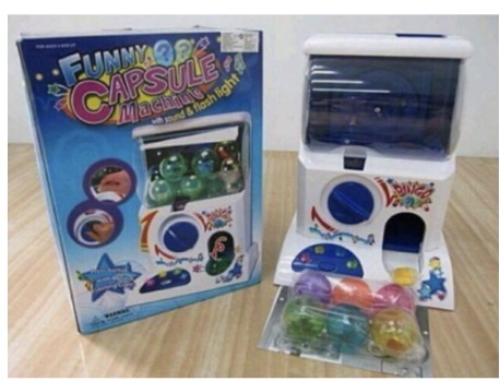 Large Coin Gashapon Machine Capsule Ball Gachapon Kids Toys Mini Doll ...