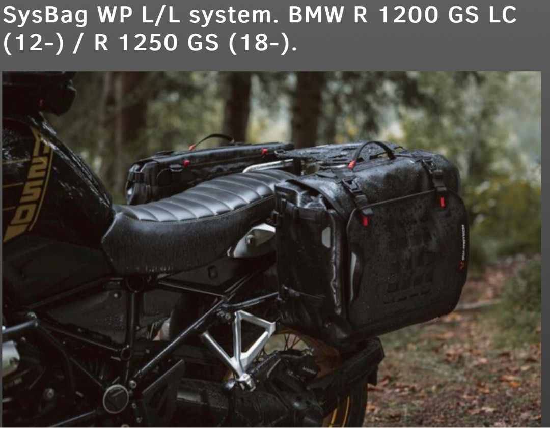Latest BMW GS Adventure SW Motech SYS Bag WP, Motorcycles, Motorcycle ...