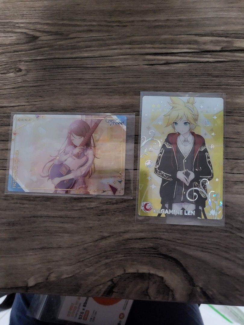 Len kagamine and Hoshino Ichika cards, Hobbies & Toys, Memorabilia ...