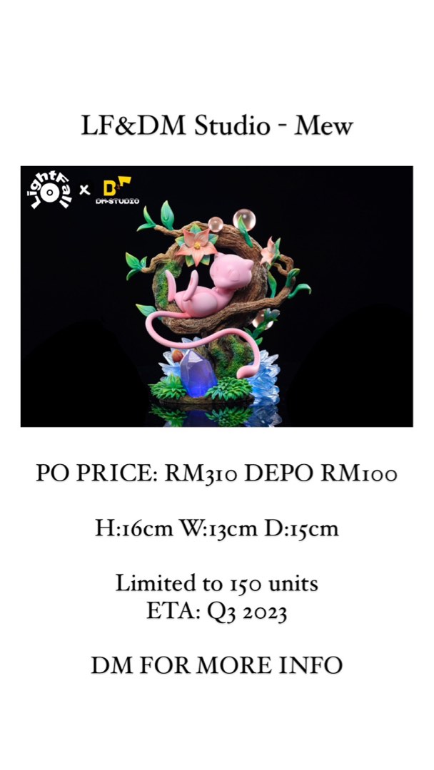 LF&DM Studio - Mew, Hobbies & Toys, Toys & Games on Carousell