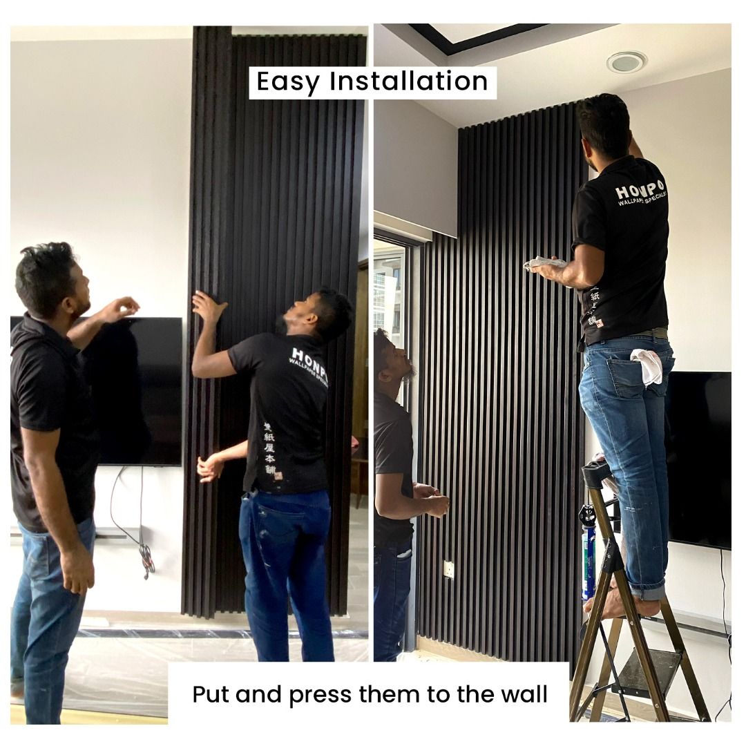 Living Room Wall Fluted Panel / Wall Decoration Panel / Fluted Wall ...